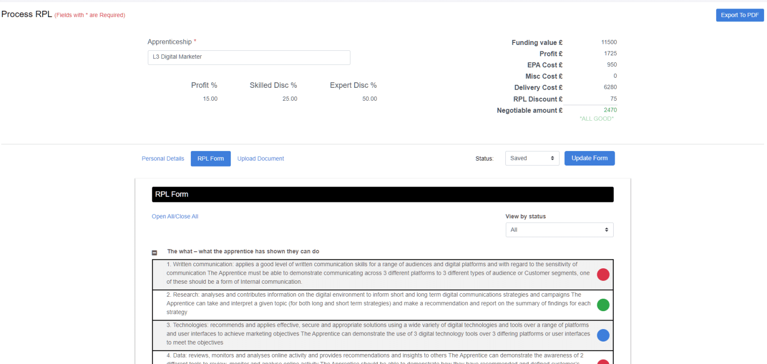 Affordable Apprentice Management System Released!